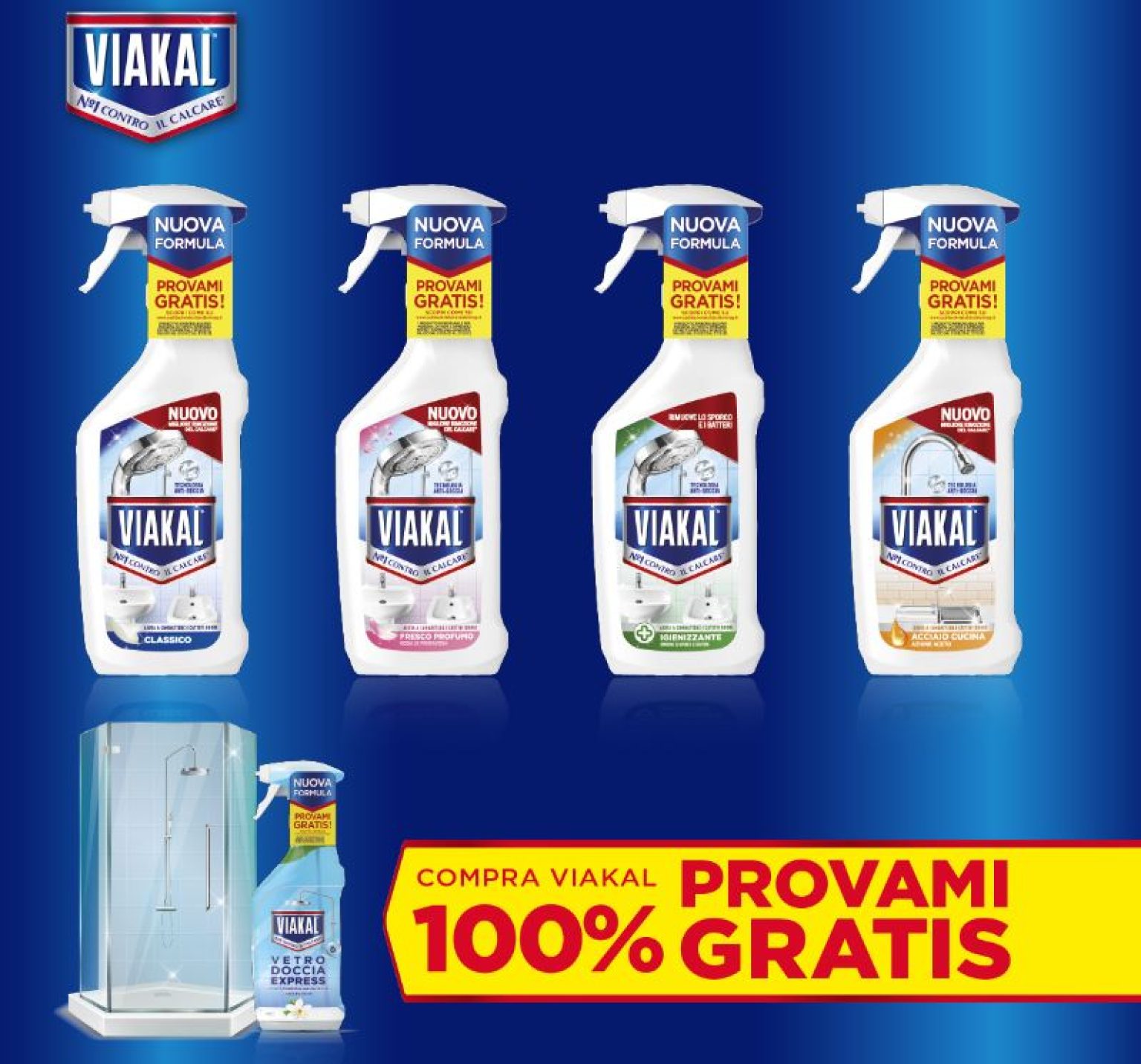 Eccezionale Cashback Viakal: ricevi il rimborso di un prodotto con ...